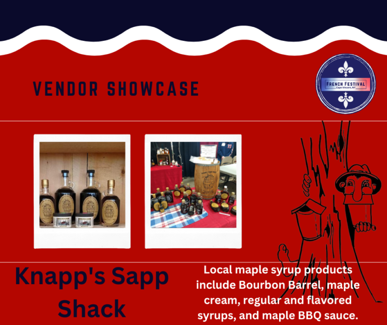French Festival Vendors - Cape Vincent Chamber of Commerce